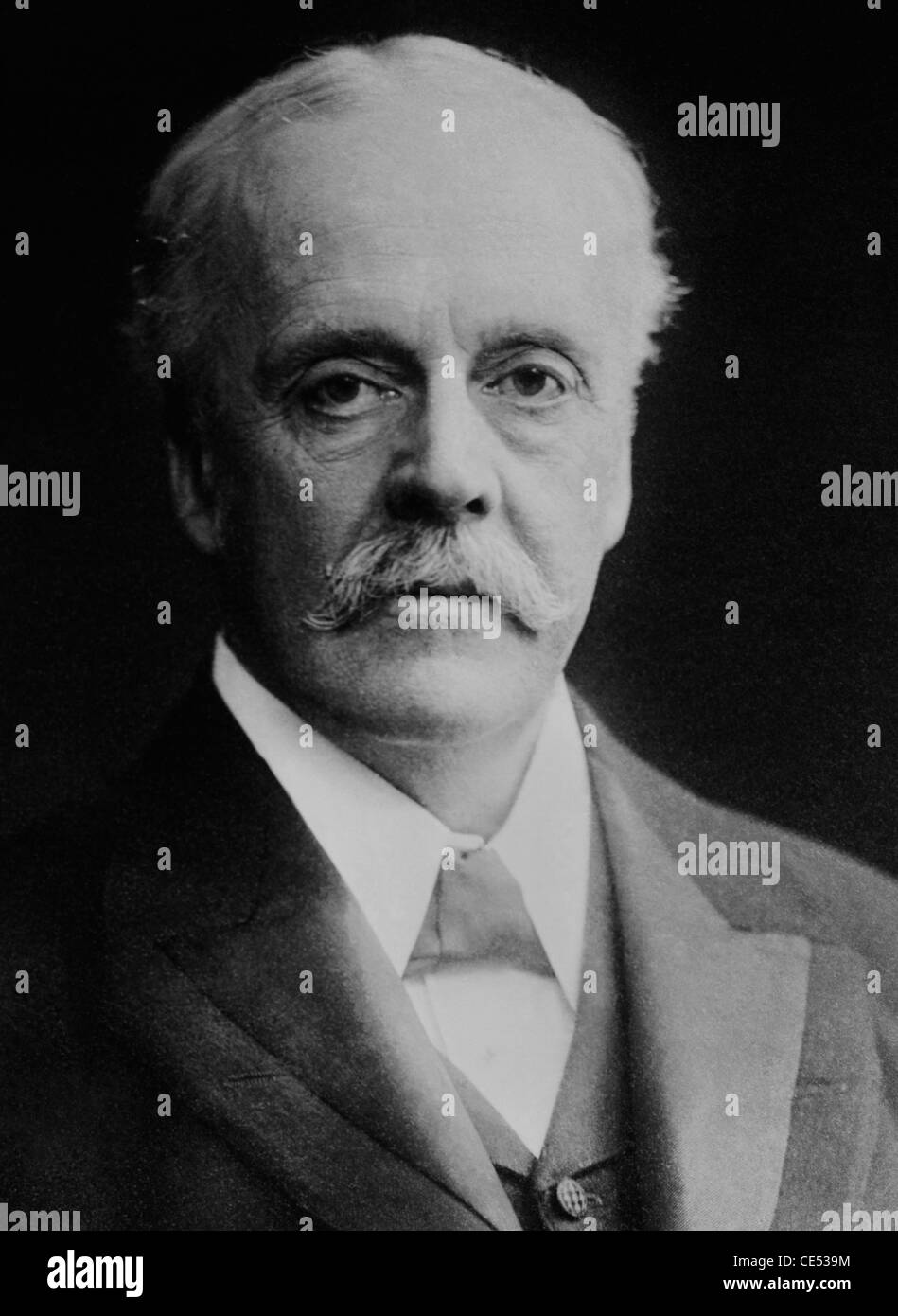 Vintage photo of British politician Arthur Balfour Stock Photo - Alamy