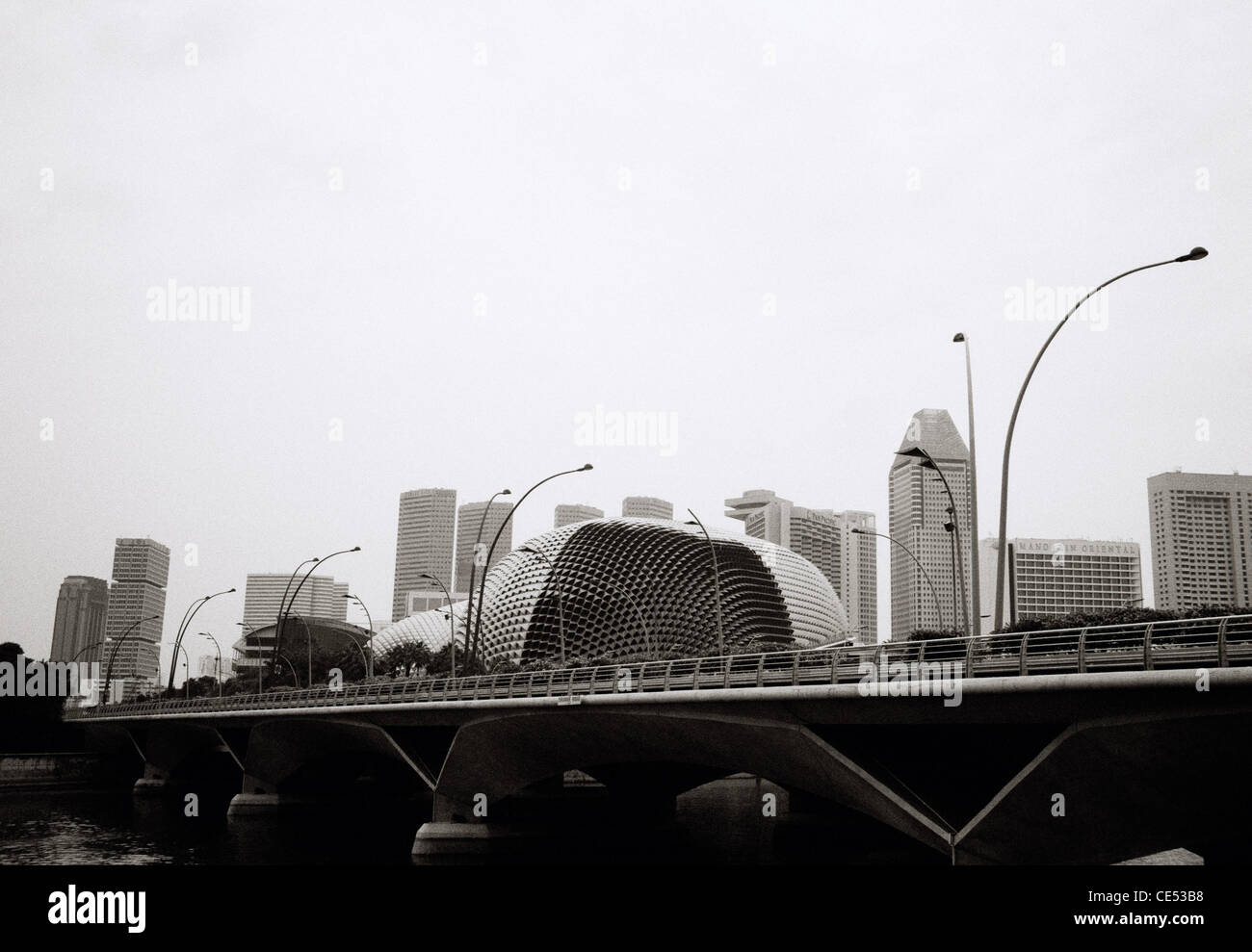 Travel Photography - Urban landscape of Esplanade Drive and Theatres on ...