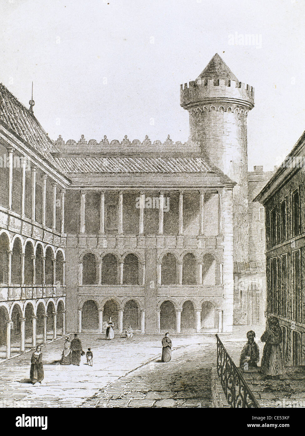 Merlon castle hi-res stock photography and images - Alamy