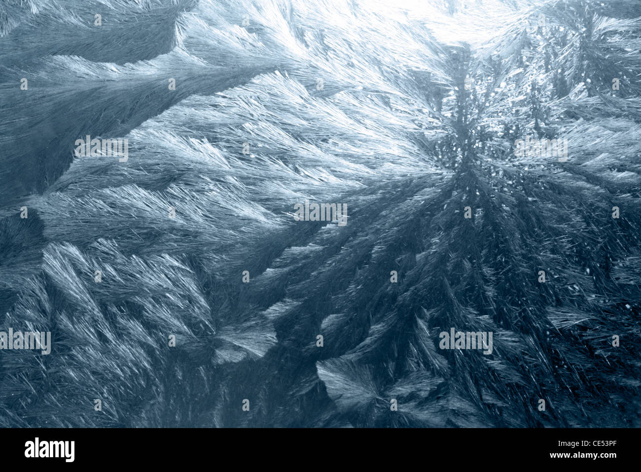 artificial ice-like frost pattern Stock Photo - Alamy