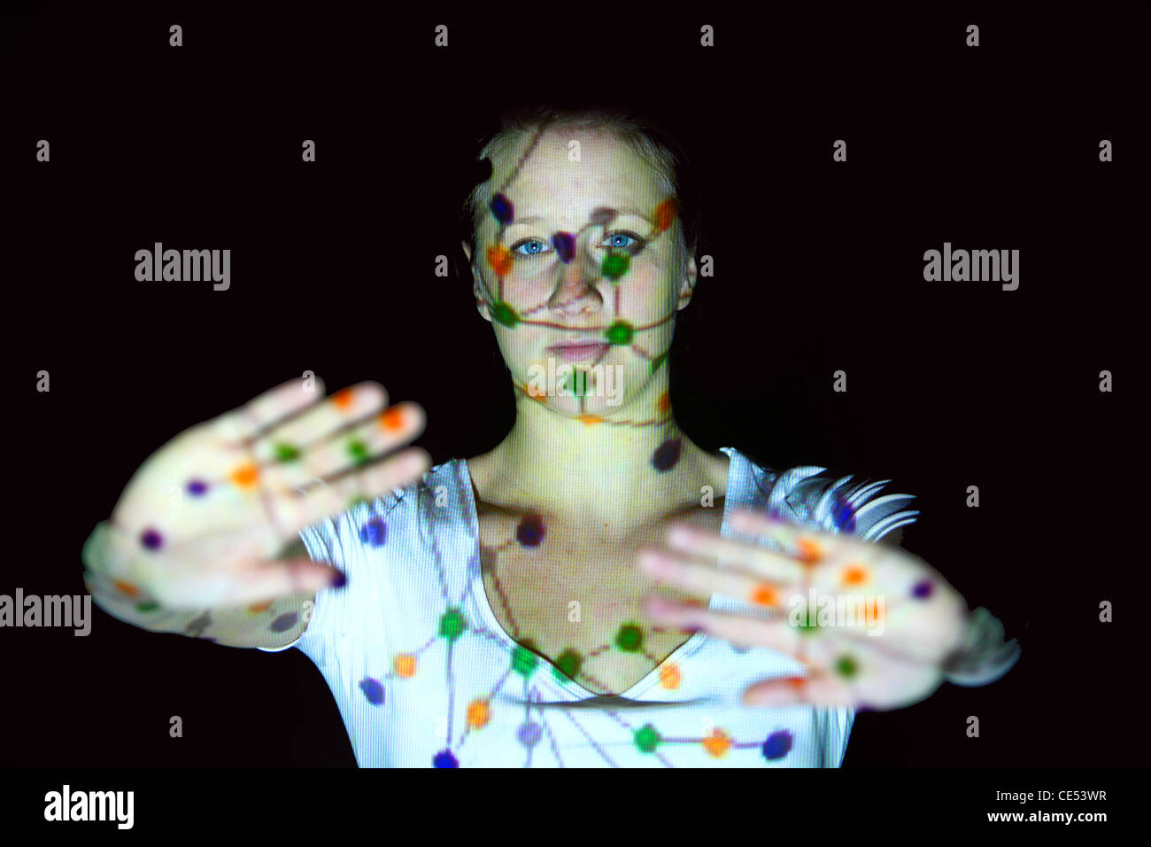 Biometric identification crime face hi-res stock photography and images ...