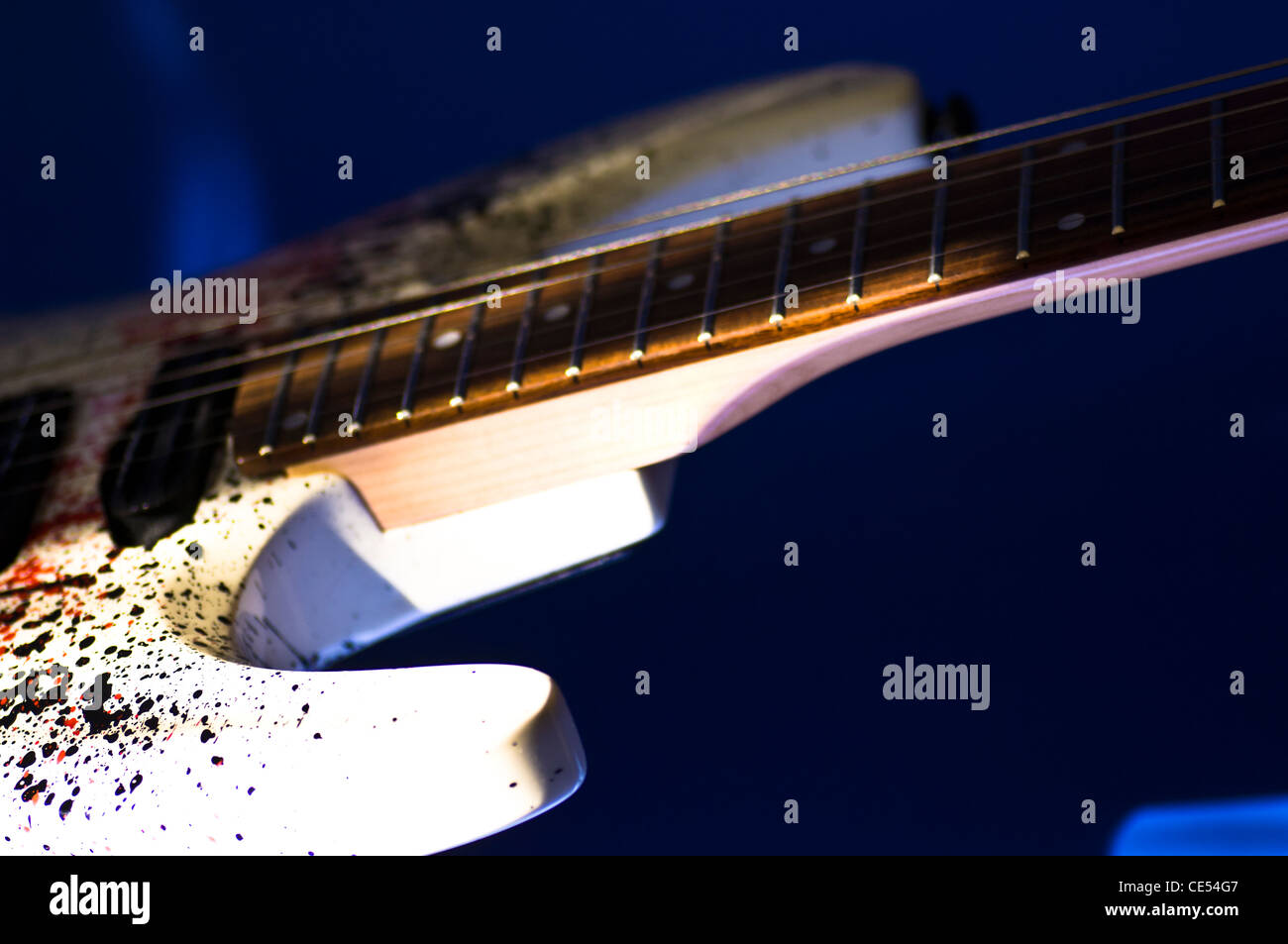 Electric guitar sections close ups Stock Photo - Alamy