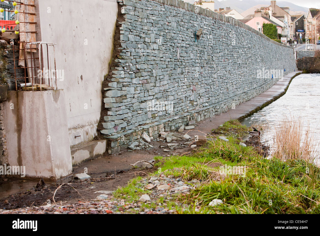 Keswick flood defences hi-res stock photography and images - Alamy