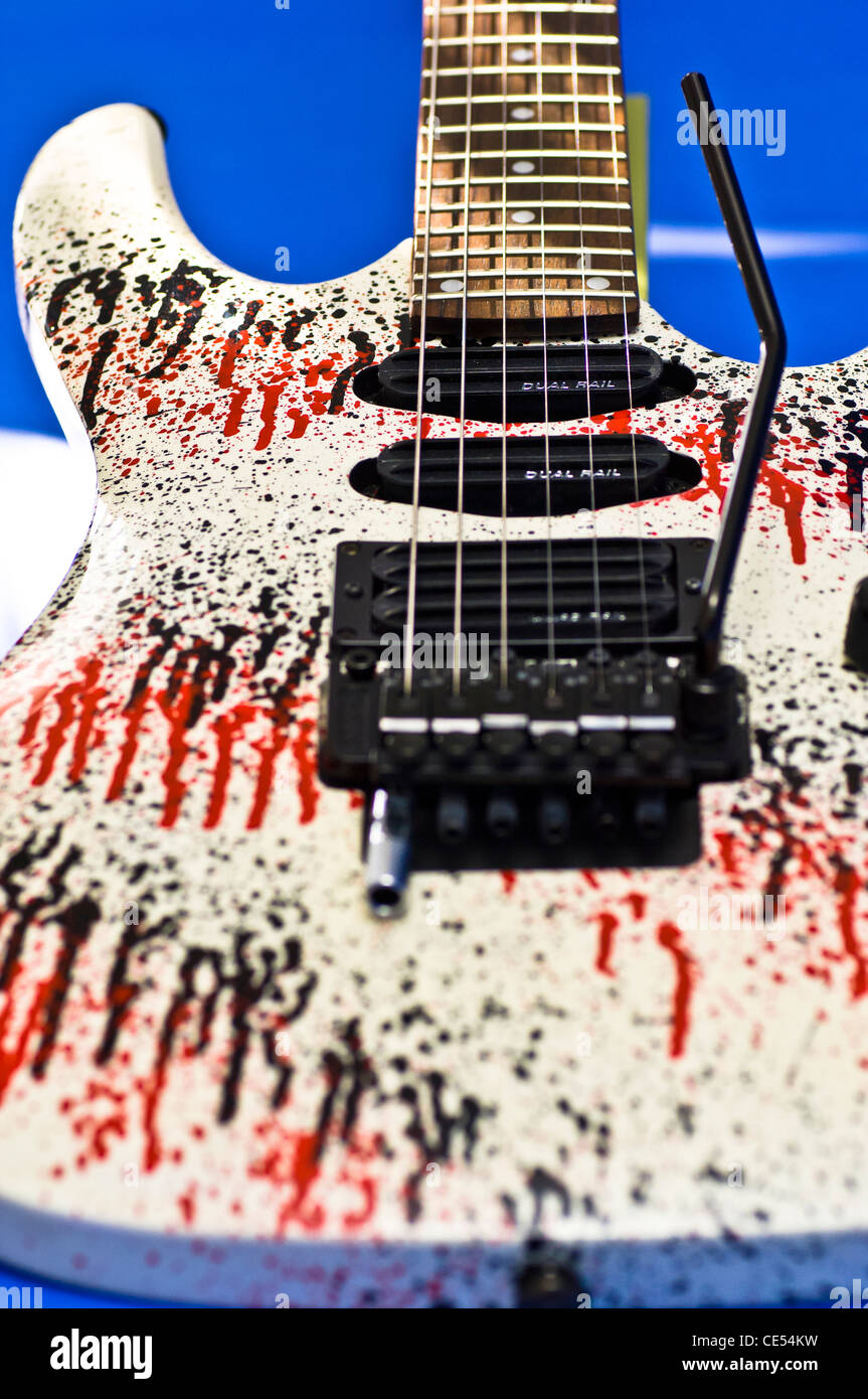 Electric guitar sections close ups Stock Photo - Alamy