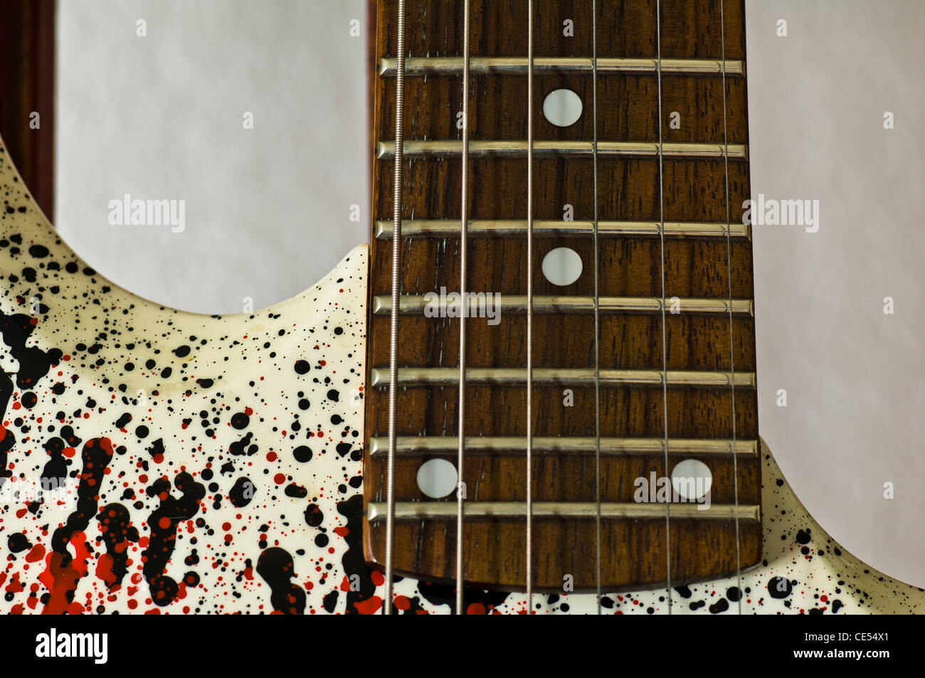 Electric guitar sections close ups Stock Photo - Alamy