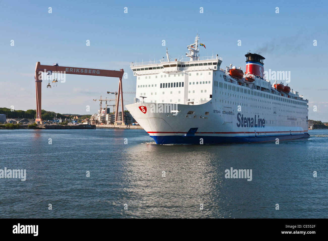 Stena Line car ferry bound for Frederikshavn in Denmark, sailing past ...