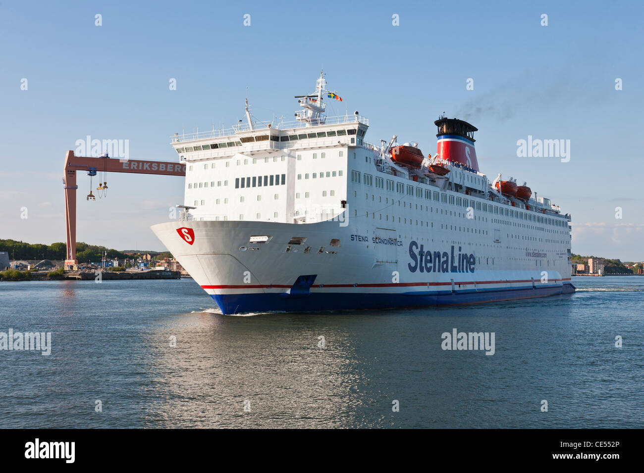 Stena Line car ferry bound for Frederikshavn in Denmark, sailing past ...