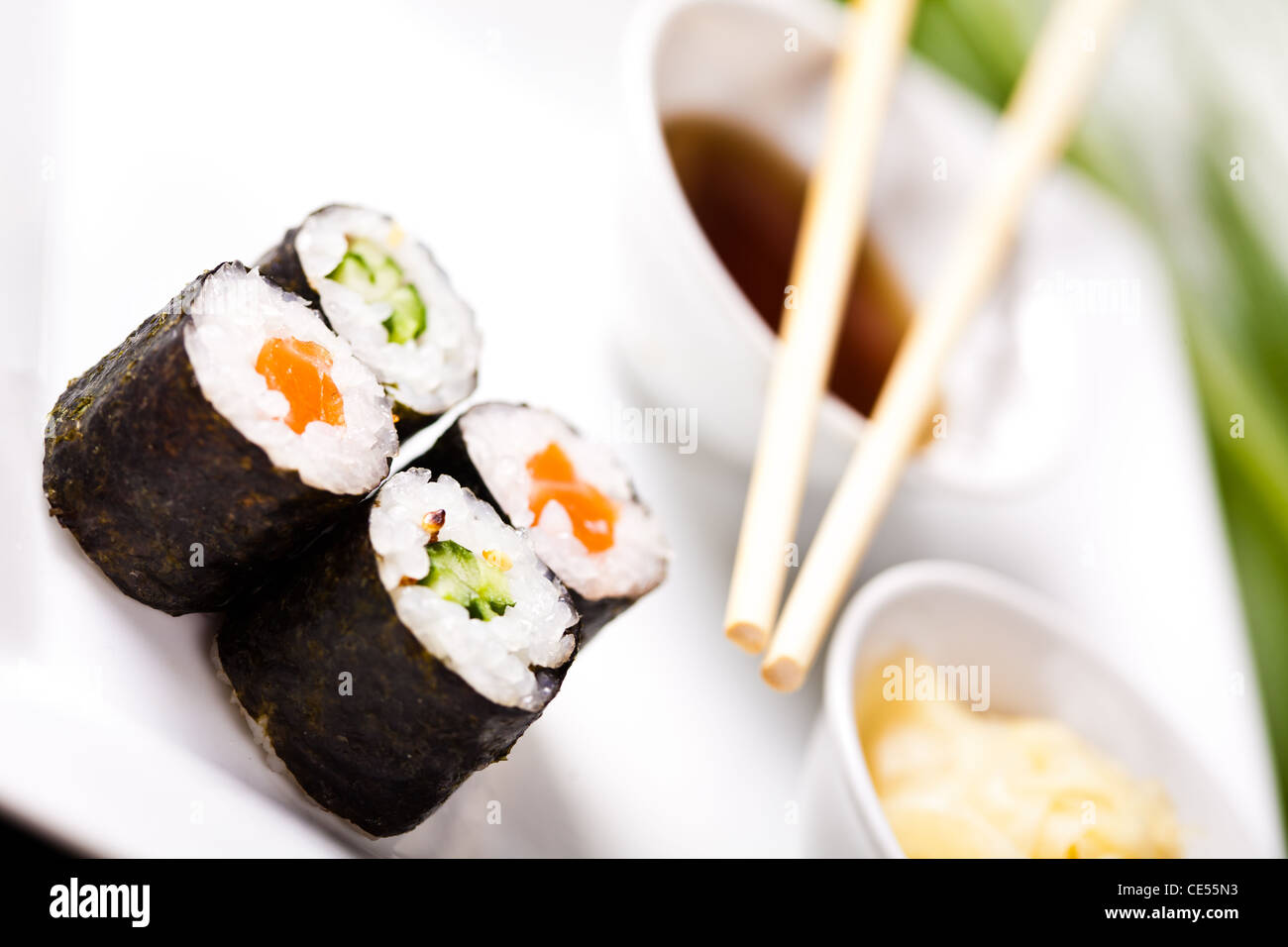 Sushi.Traditional Japanese food Stock Photo - Alamy