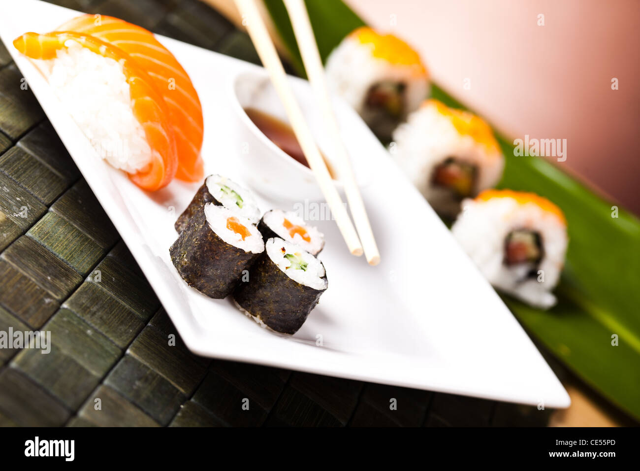 Sushi.Traditional Japanese food Stock Photo - Alamy