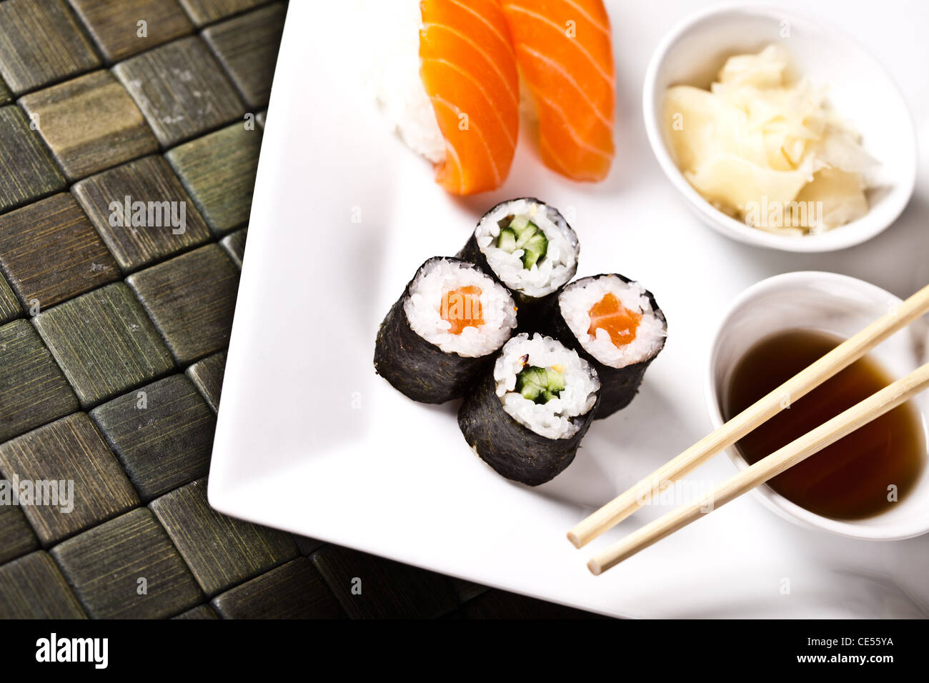 Sushi.Traditional Japanese food Stock Photo - Alamy