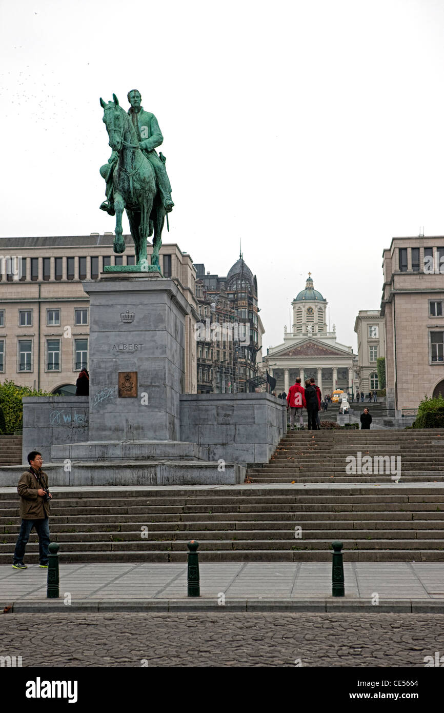 Statue albert king belgium hi-res stock photography and images - Alamy