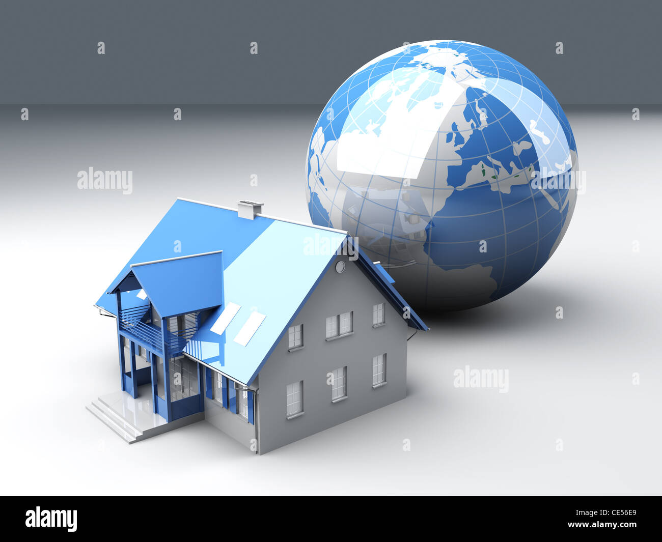 Real estate around the World Stock Photo - Alamy