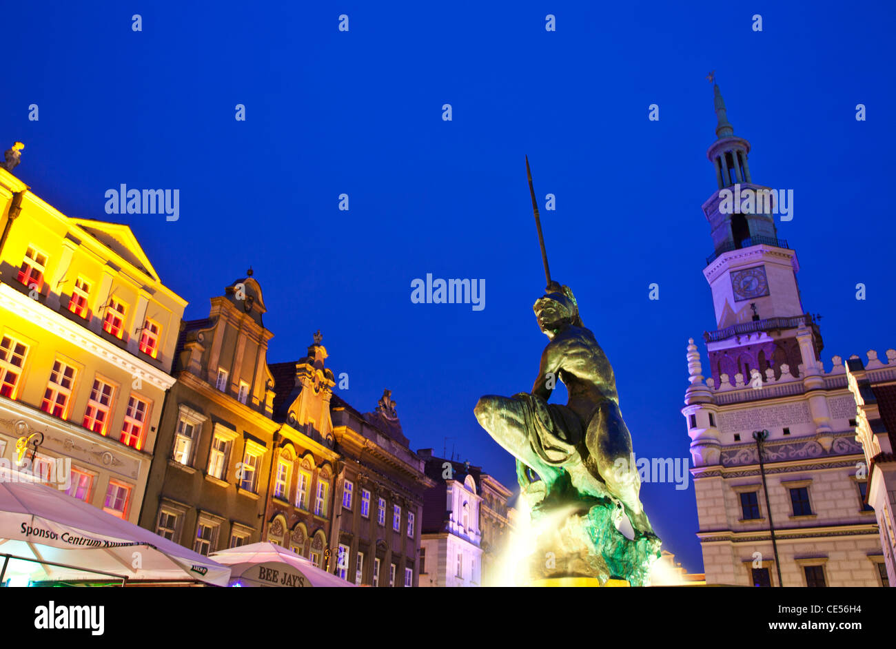 Poznan at night hi-res stock photography and images - Alamy