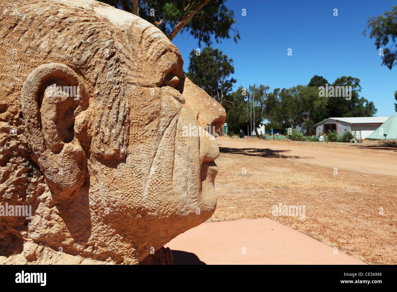 Statue of Prince Leonard at the Principality of Hutt River, within ...