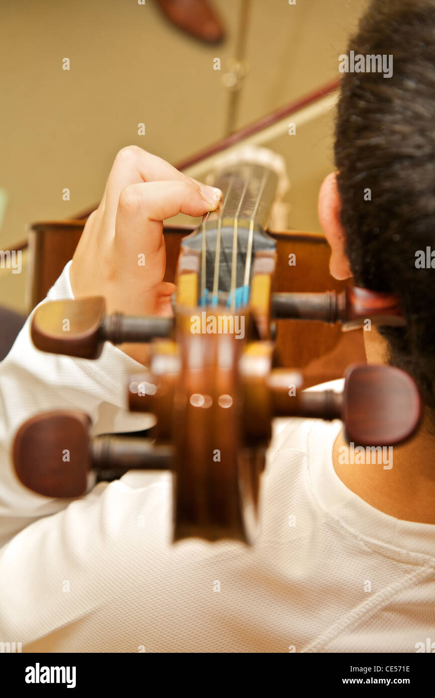 Cello head hi-res stock photography and images - Alamy