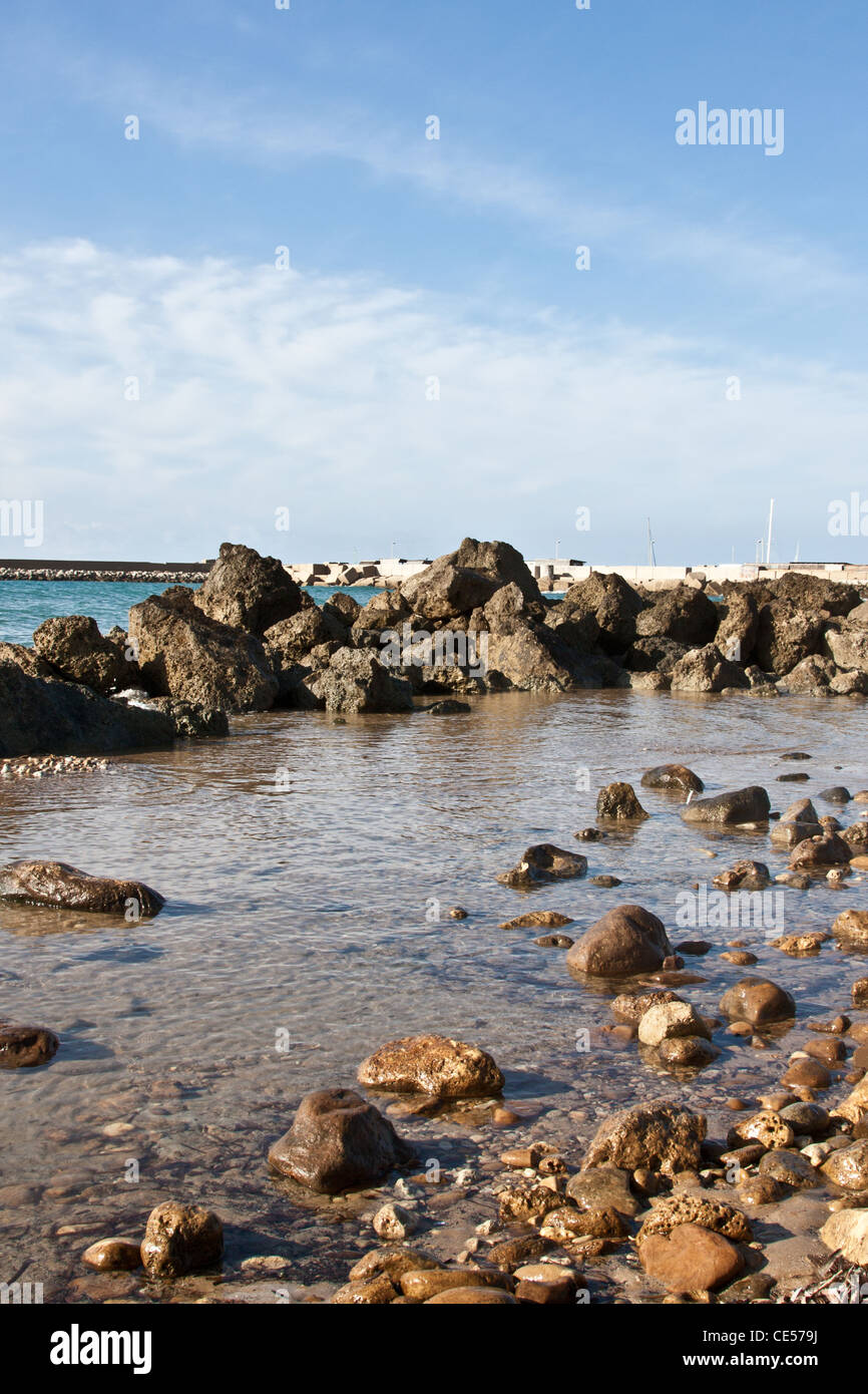 Port of San Leone, Agrigento - Sicily Stock Photo - Alamy