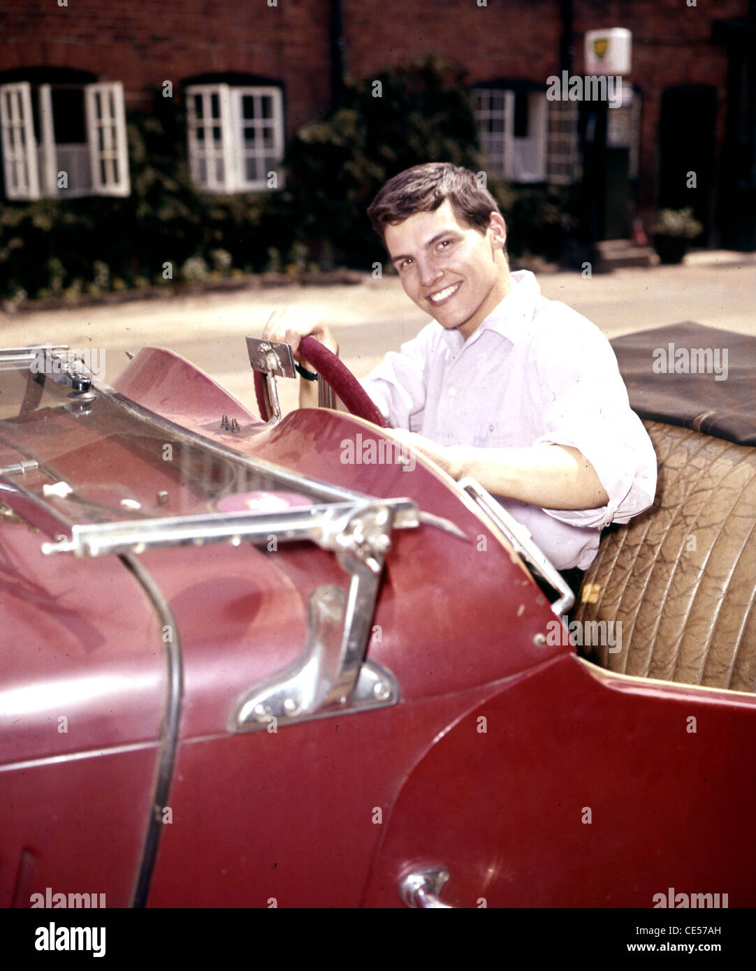 JESS CONRAD UK pop singer,later actor, in 1960. Photo Tony Gale Stock ...