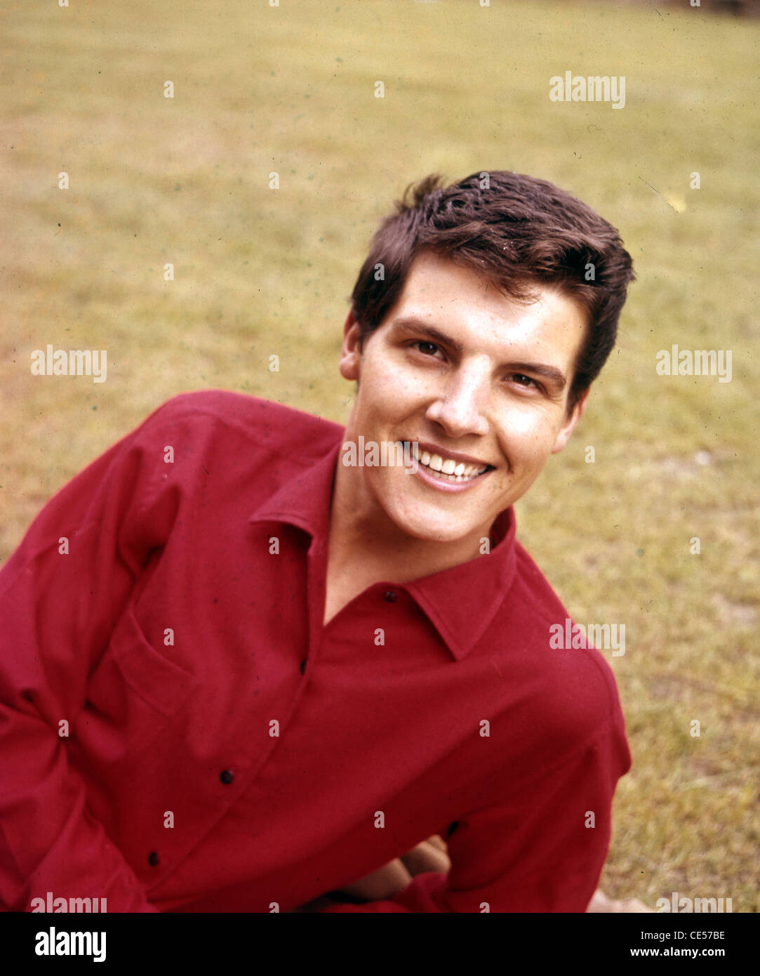 JESS CONRAD UK pop singer,later actor, in 1960. Photo Tony Gale Stock ...
