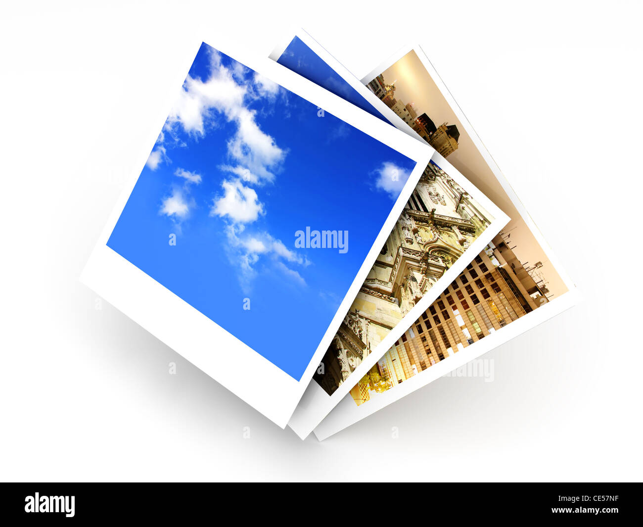 Instant photo frames Stock Photo - Alamy