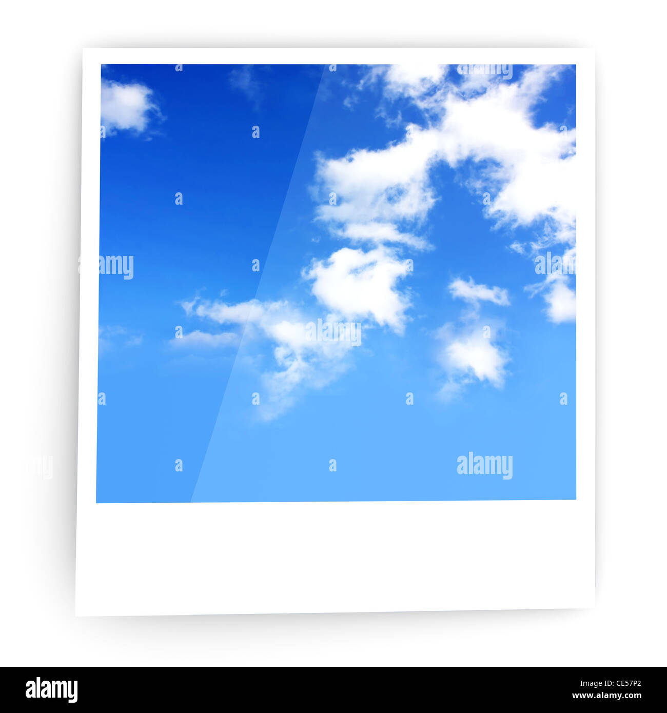 Instant photo frame Stock Photo - Alamy