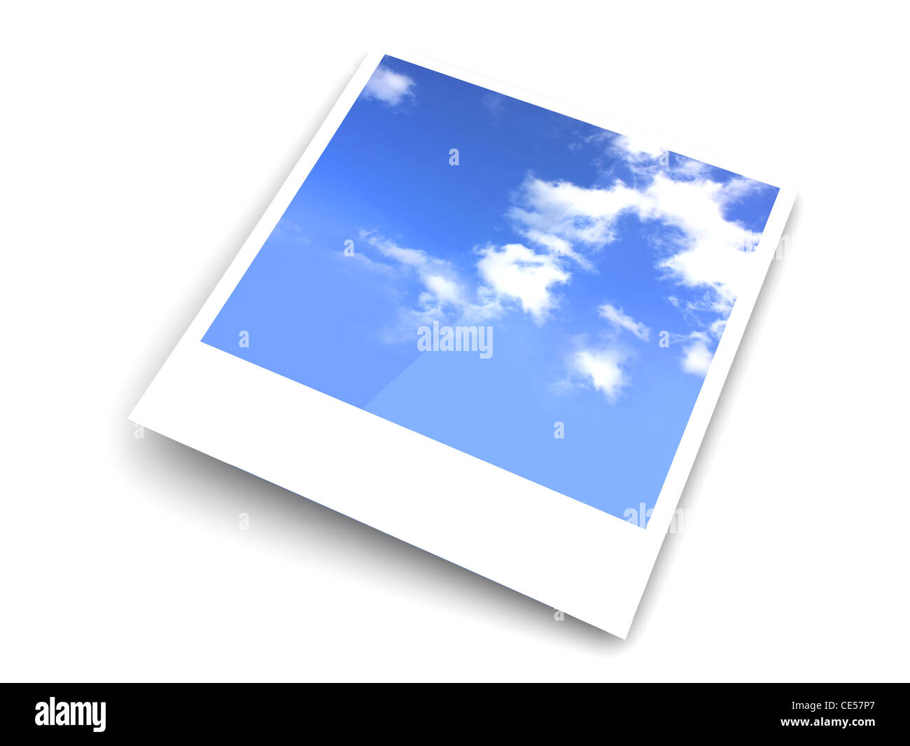 Instant photo frame Stock Photo - Alamy