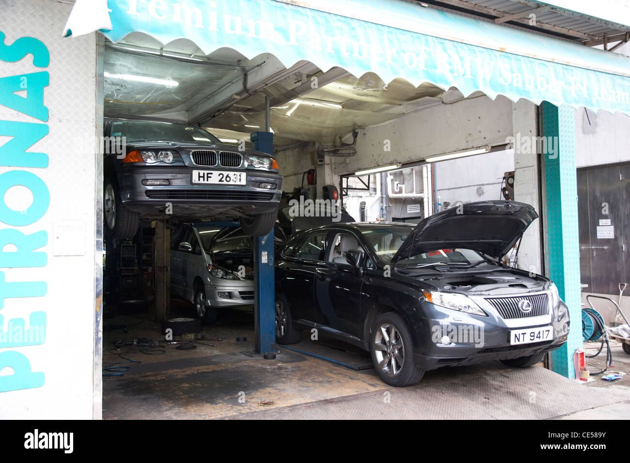 car garage on ground floor of a high rise building kennedy town hong ...