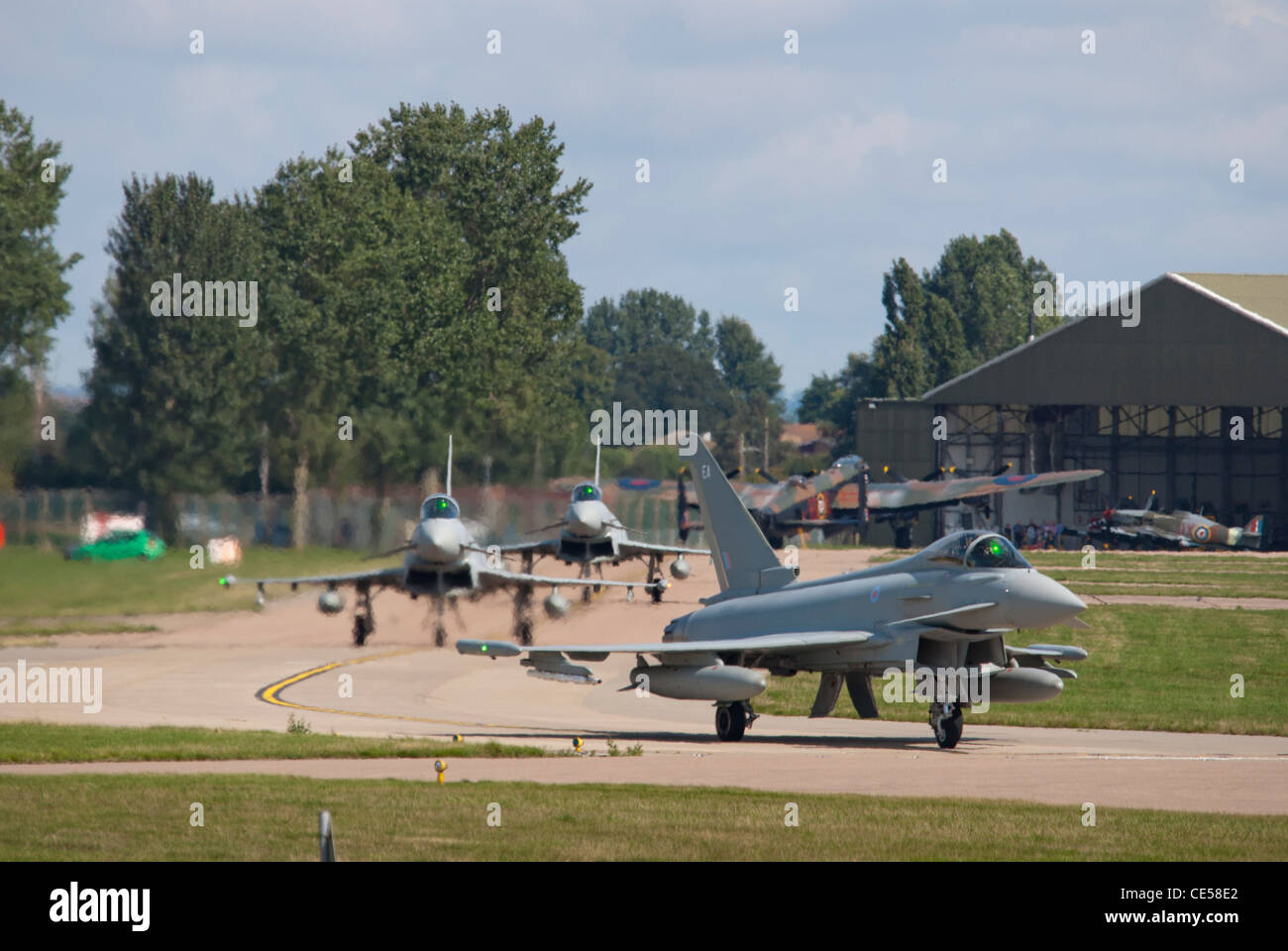 Raf typhoon jet front hi-res stock photography and images - Alamy