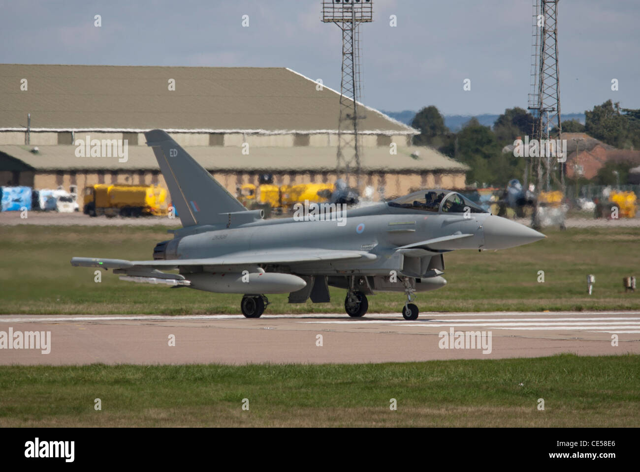 Eurofighter Typhoon at RAF Coningsby Stock Photo - Alamy