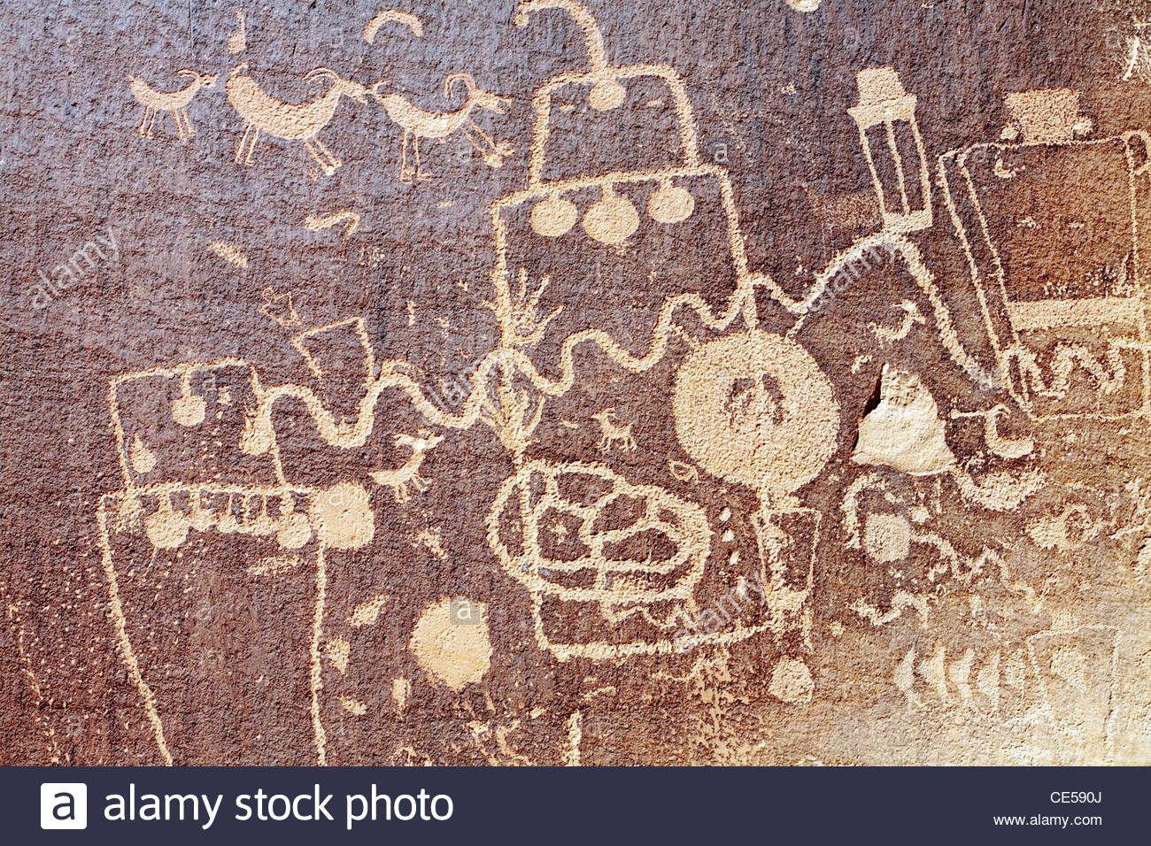 Anasazi Petroglyphs High Resolution Stock Photography and Images - Alamy