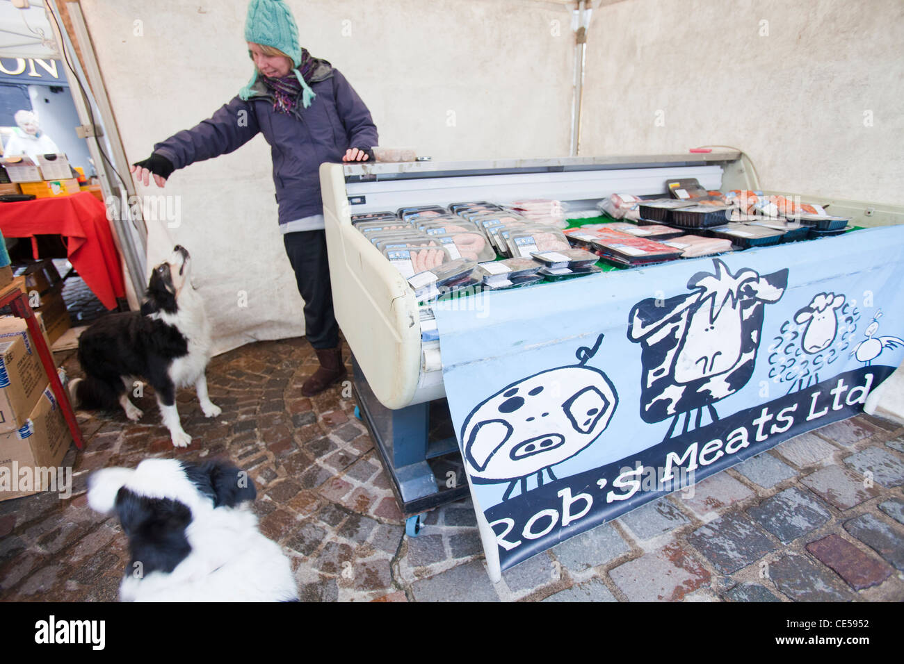 Dog meat market hi-res stock photography and images - Alamy