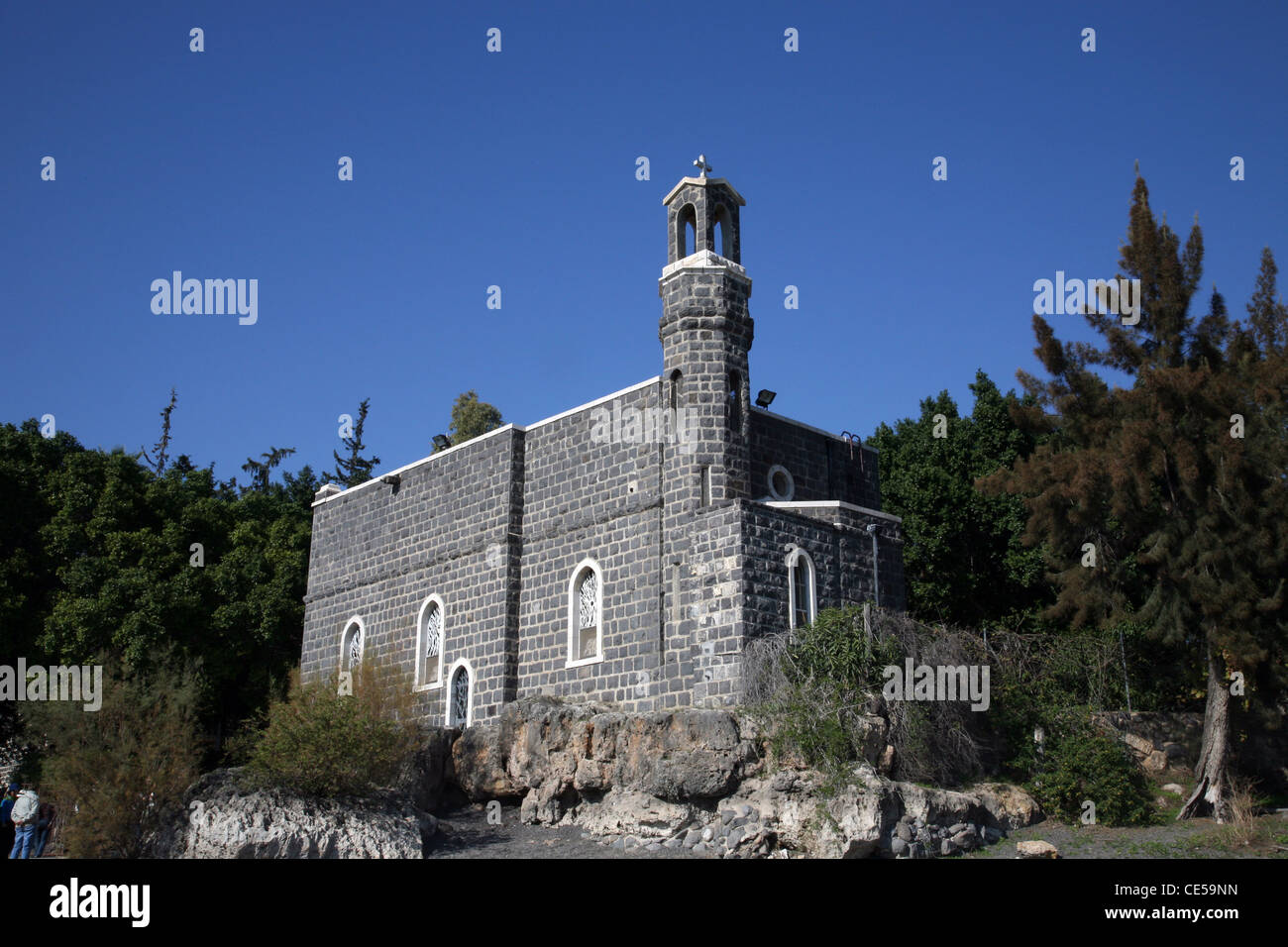 Church of the Primacy of Peter, Tabgha, Israel Stock Photo - Alamy