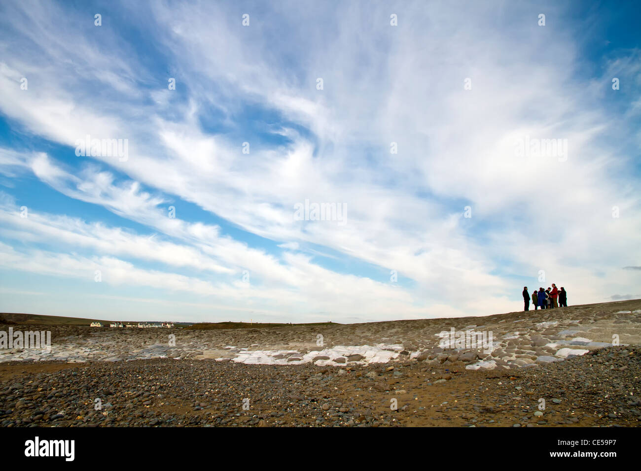 nice sky in landscape Stock Photo - Alamy