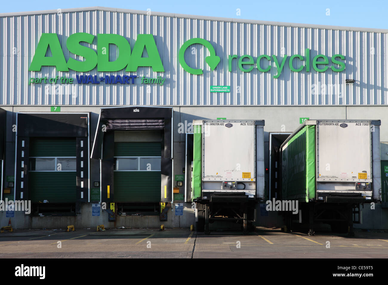 Asda Wallmart Ambient Distribution Centre Washington north east England ...