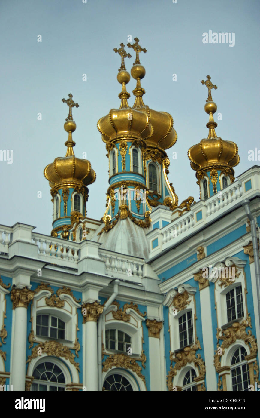 The Catherine Palace was the Rococo summer residence of the Russian ...