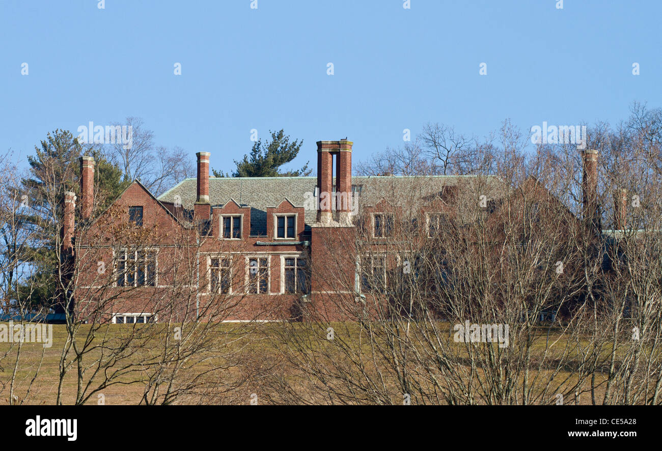 Manor estate on a hill top Stock Photo - Alamy