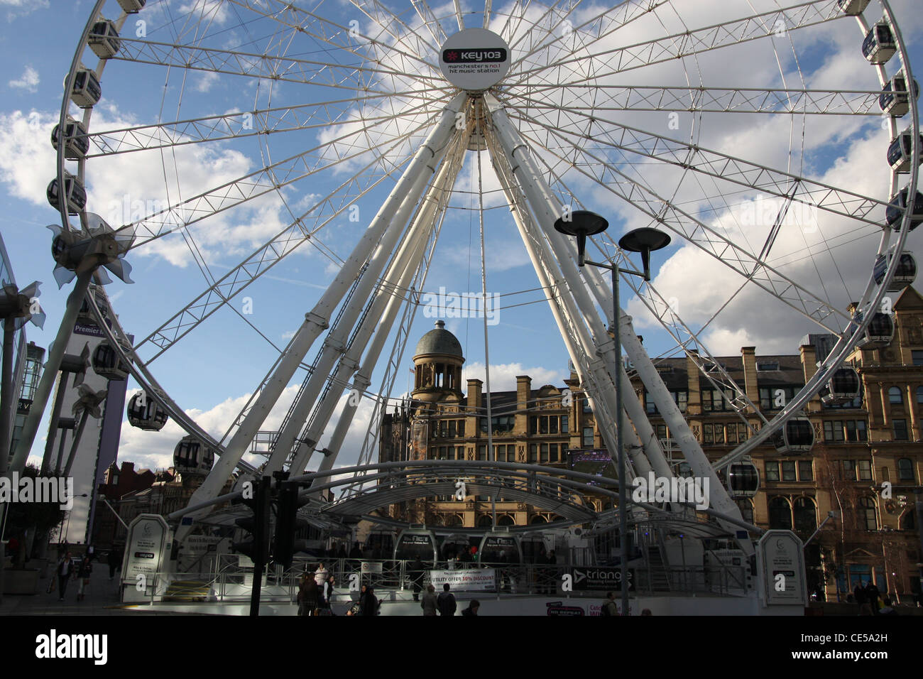 The Wheel of Manchester is a transportable Ferris wheel installation at ...