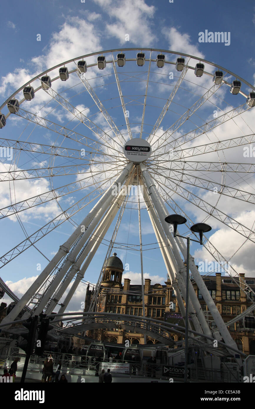 The Wheel of Manchester is a transportable Ferris wheel installation at ...