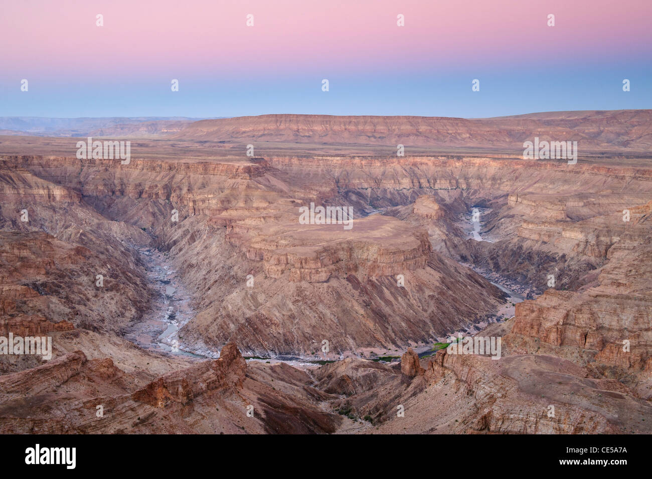 Fish River Canyon in southern Namibia at dawn Stock Photo - Alamy