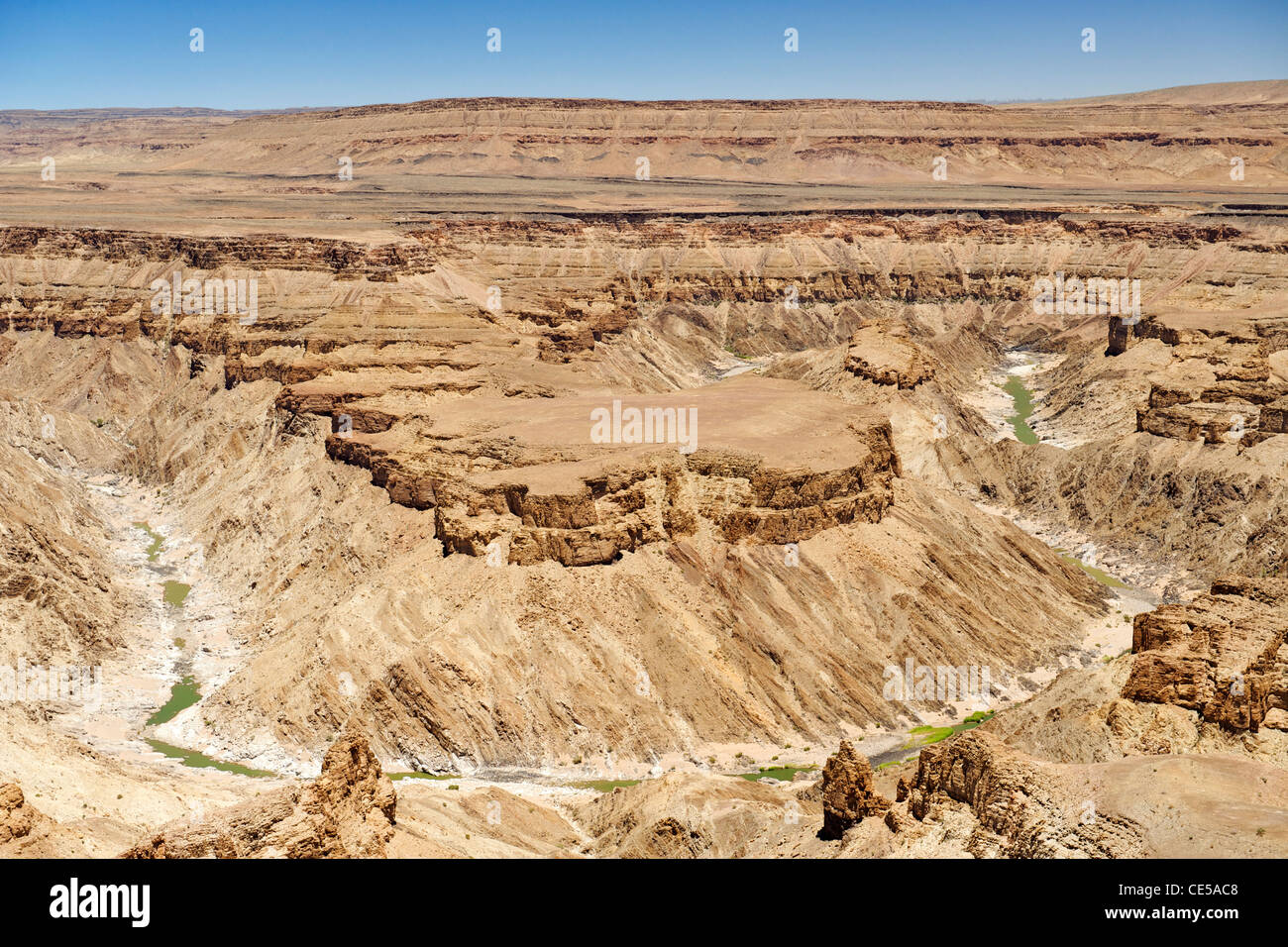 Fish River Canyon, Hobas, Namibia. Second largest canyon on Earth Stock ...