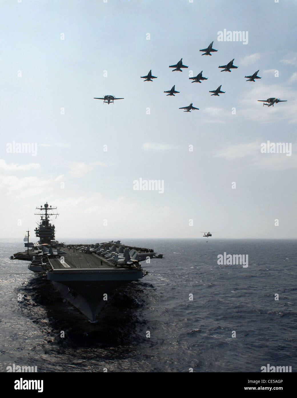 Uss nimitz aircraft carrier group pacific ocean hi-res stock photography and images - Alamy