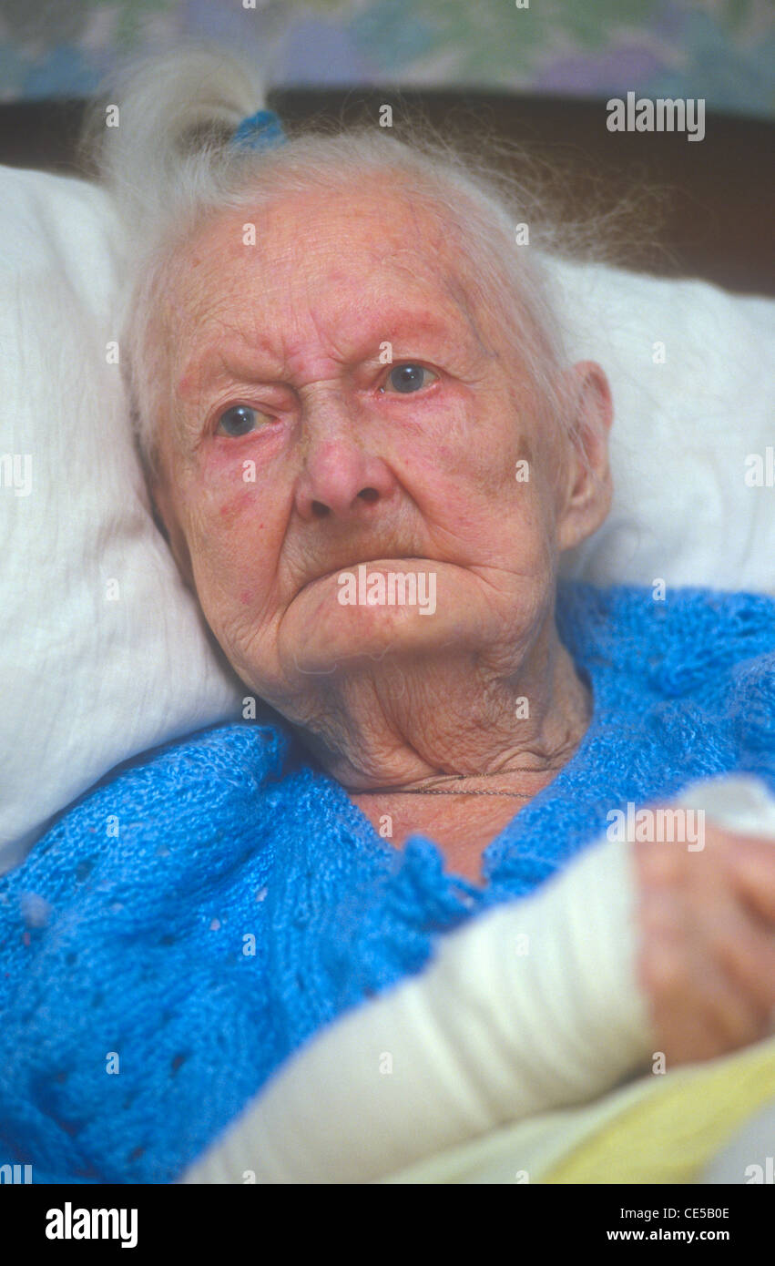 Bedridden old hi-res stock photography and images - Alamy