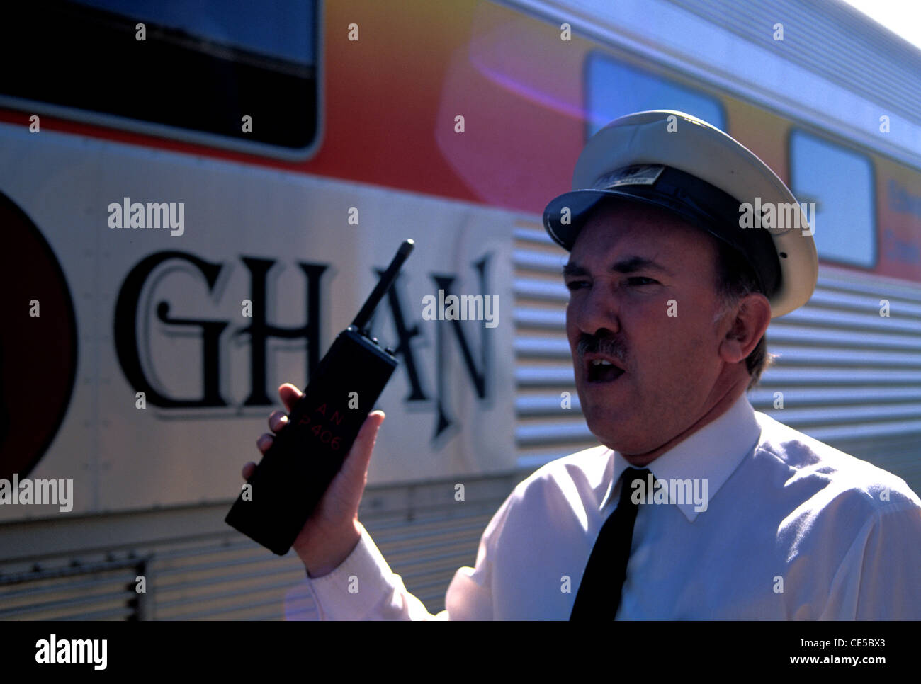 Train railway guard hi-res stock photography and images - Alamy