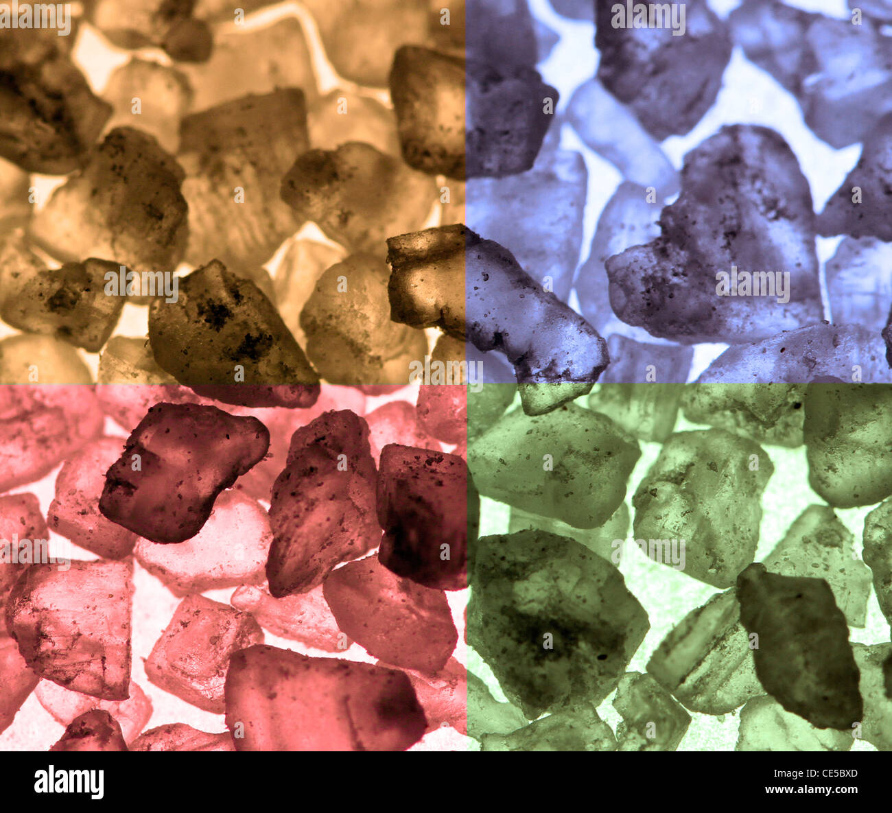 Coloured salt hi-res stock photography and images - Alamy