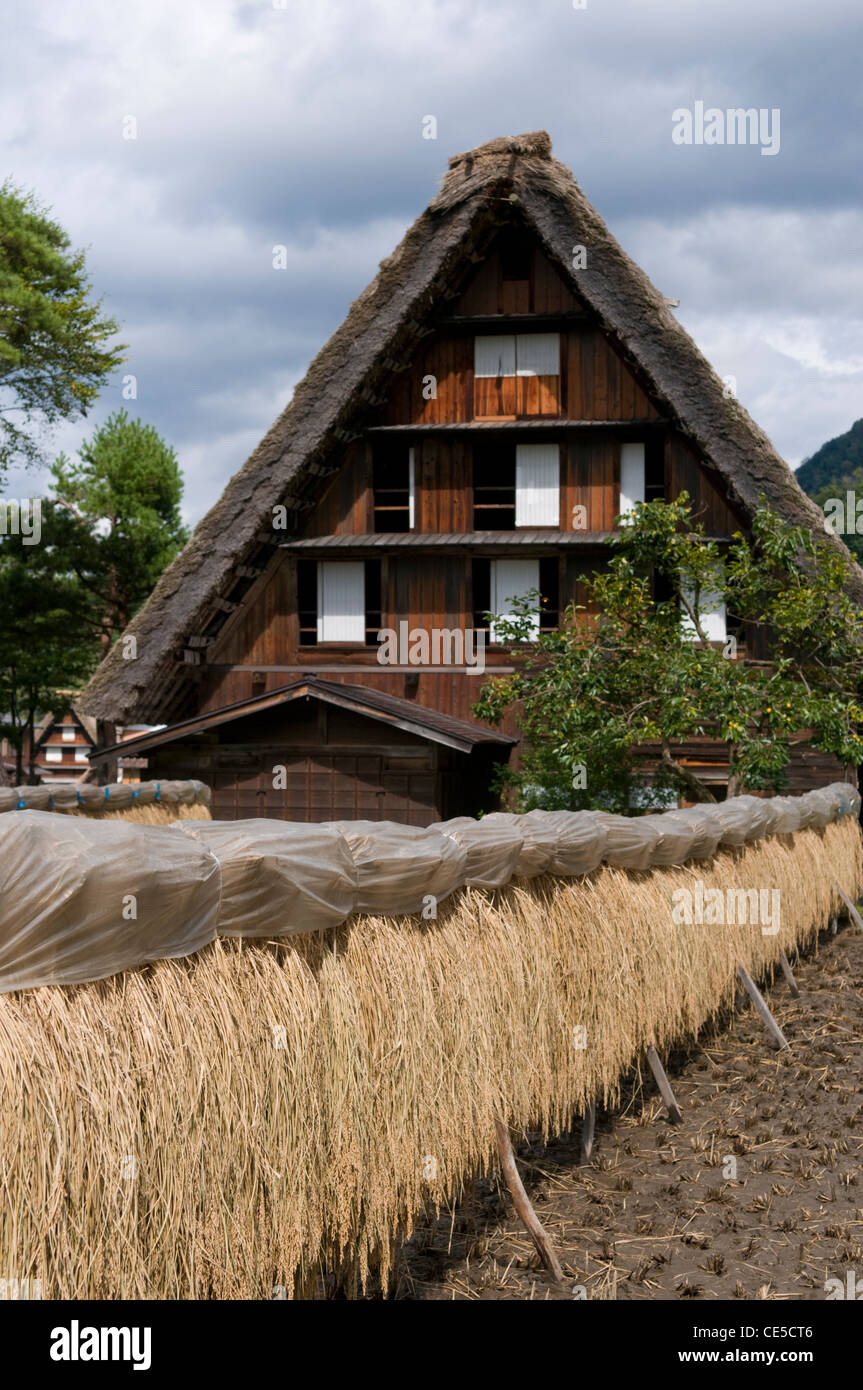 Japanese thatched village hi-res stock photography and images - Alamy