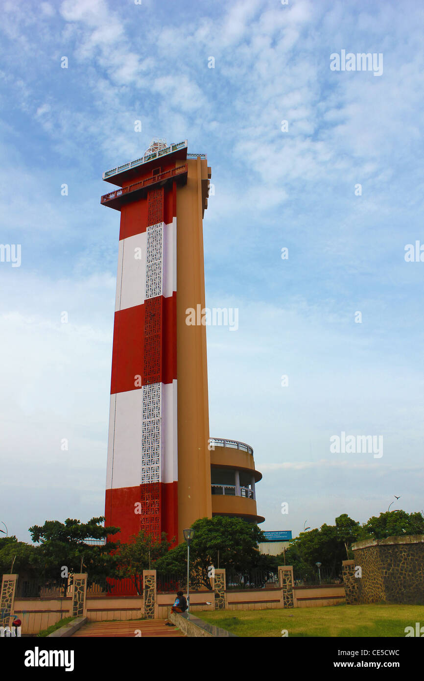 Marina Beach Lighthouse