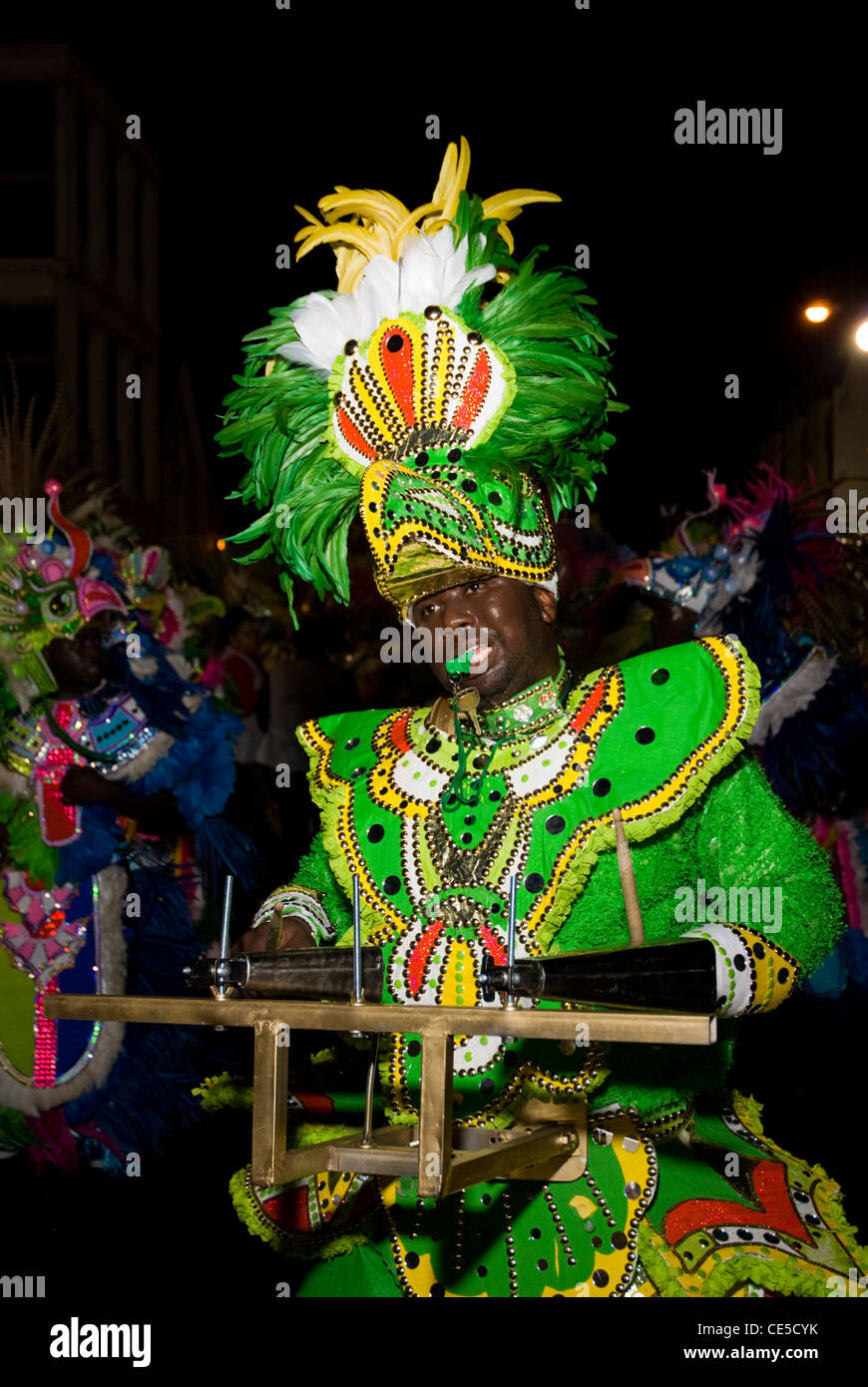 Junkanoo, New Year's Day Parade, Saxons, Nassau, Bahamas Stock Photo ...