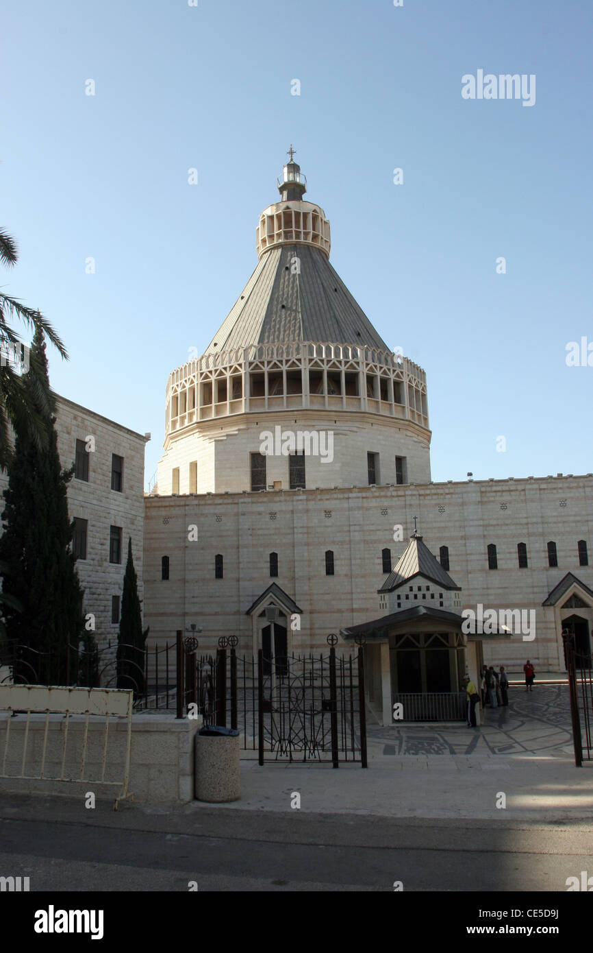 Basilica of the Annunciation, Nazareth Stock Photo - Alamy