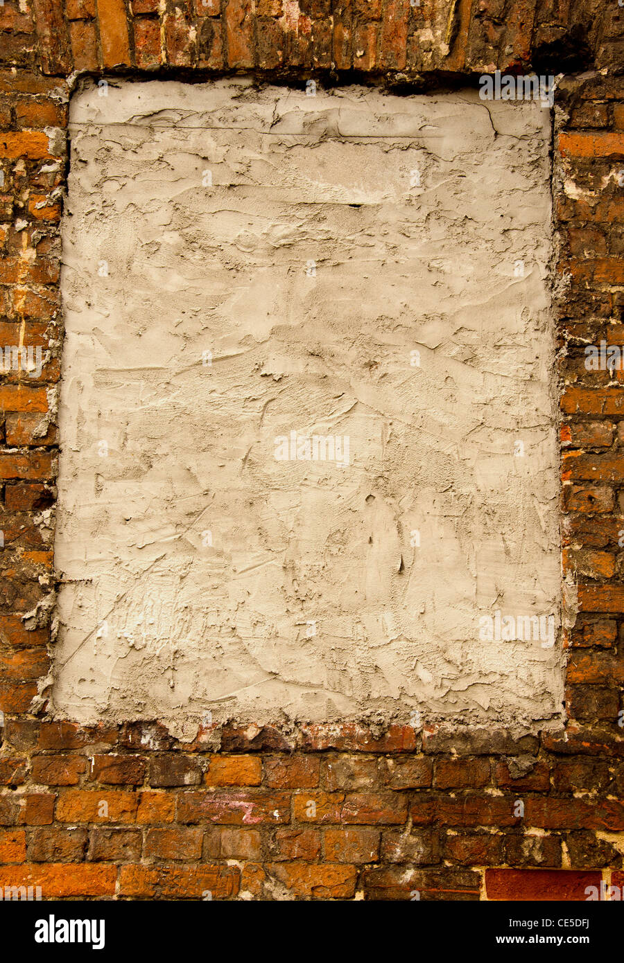 old urban bricks and plaster wall background Stock Photo - Alamy