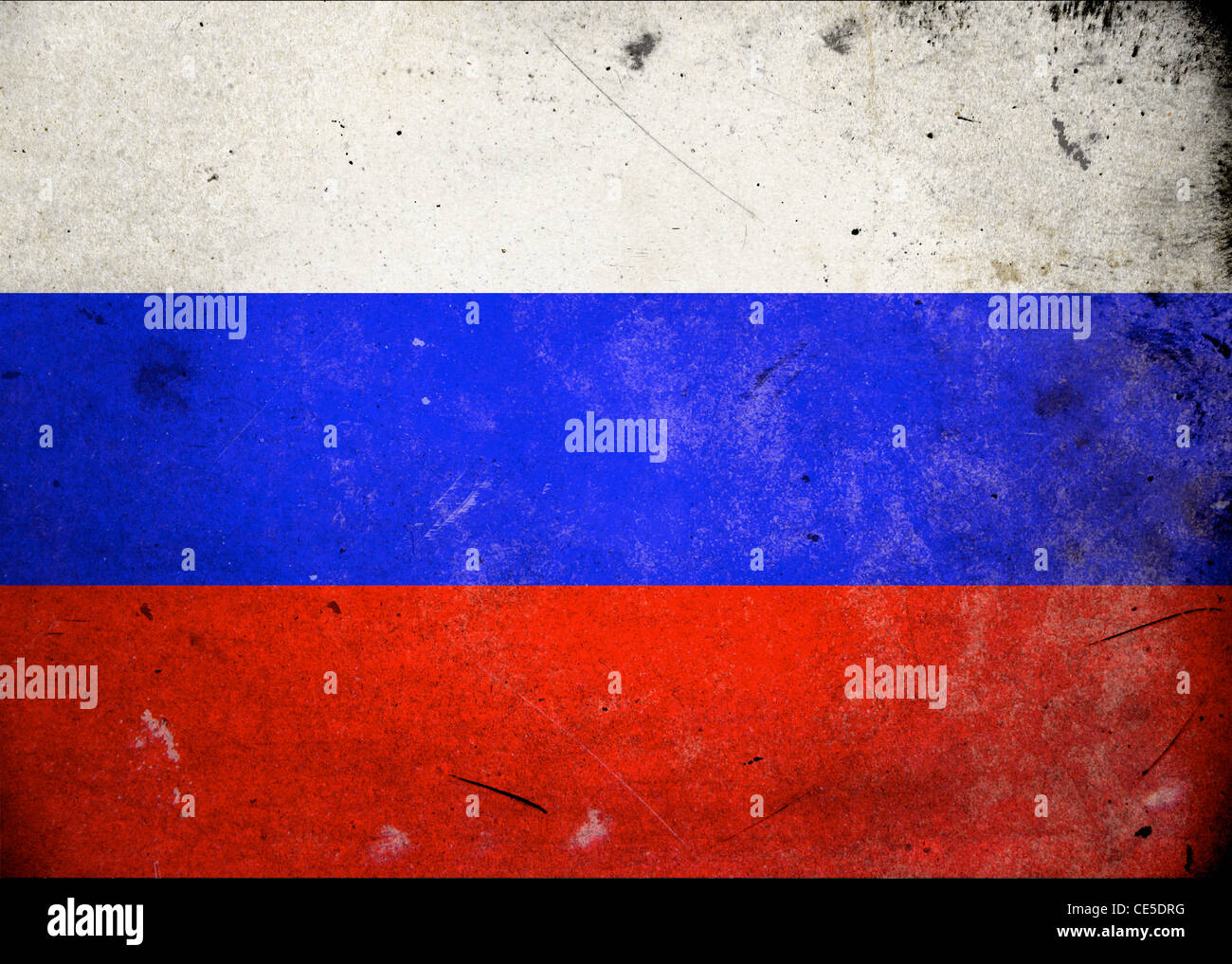 Grunge russian flag hi-res stock photography and images - Alamy