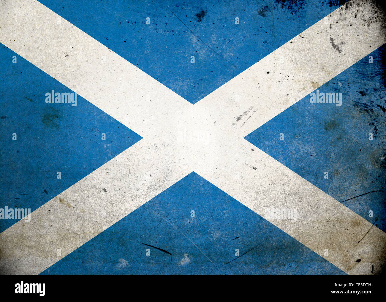 Vintage scotland flag hi-res stock photography and images - Alamy